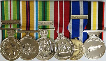 Christies - FULL SIZE COURT MOUNTED SET AASM+ICAT CLASP /AFGHANISTAN ...