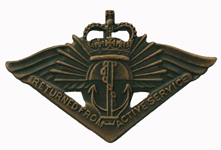 Christies - BADGE RETURNED FROM ACTIVE SERVICE RAS